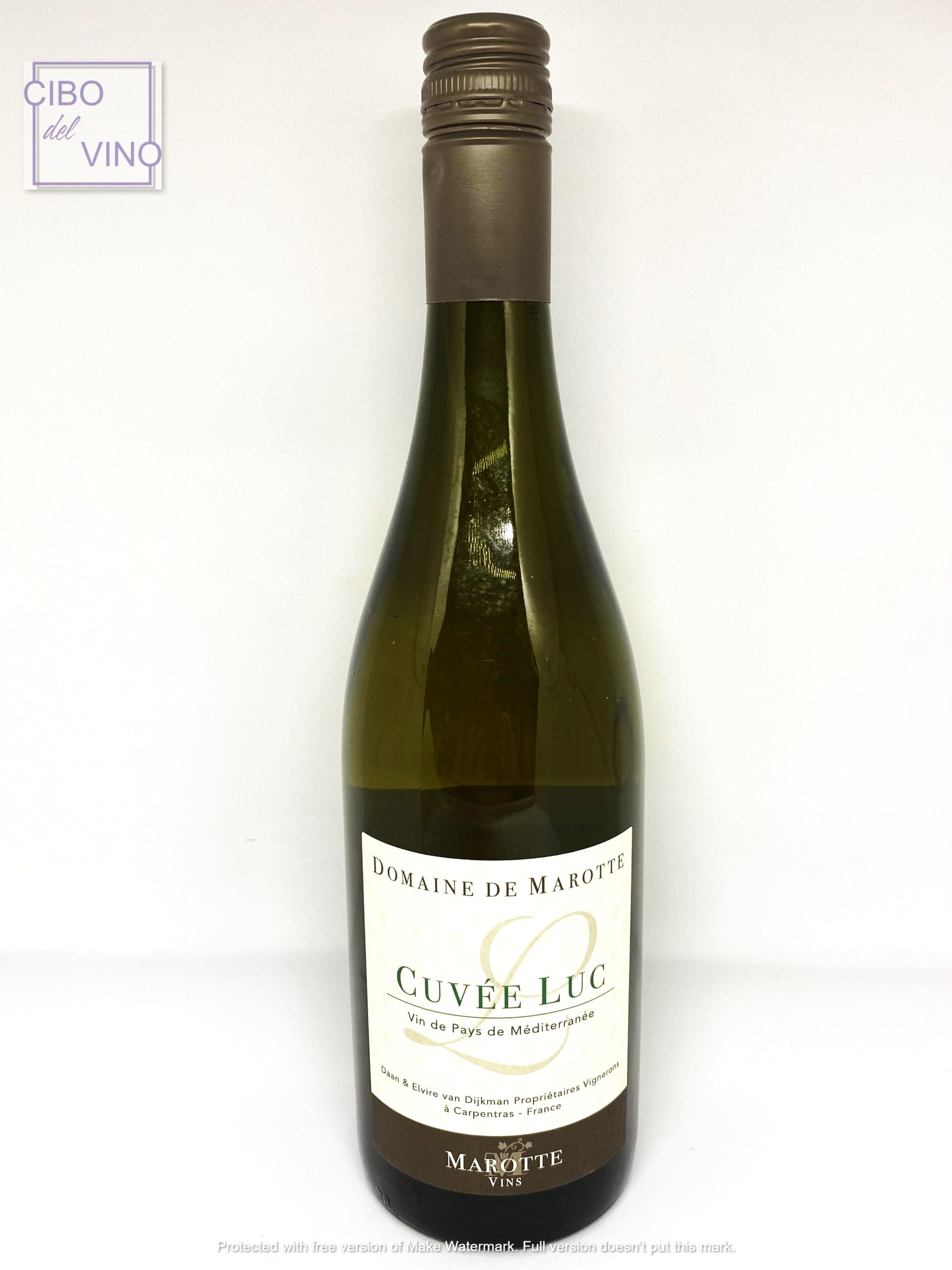 Domaine De Marotte Cuvée Luc | Cibo Del Vino