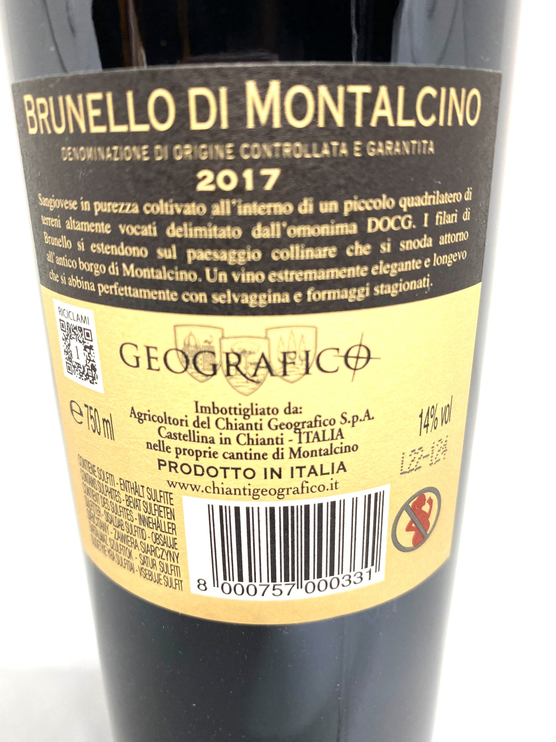Brunello Di Montalcino Geografico DOCG | Cibo Del Vino